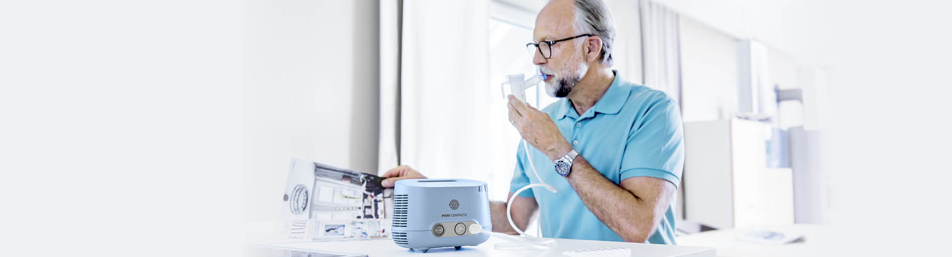 Inhalation therapy for coughs and bronchitis - PARI